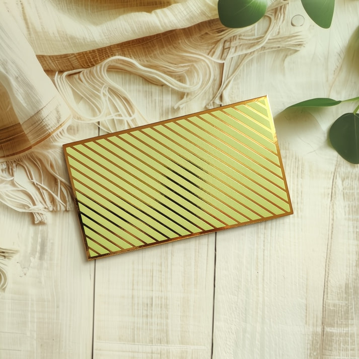 Royal Stripes- Classic Luxe Magnetic Money Envelope – Handmaque